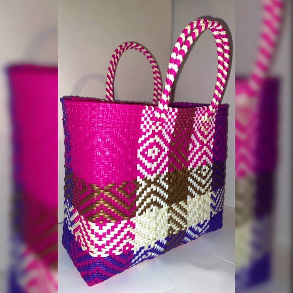 Maria Victoria | Bags | Maria Victoria Pvc Tote | Poshmark